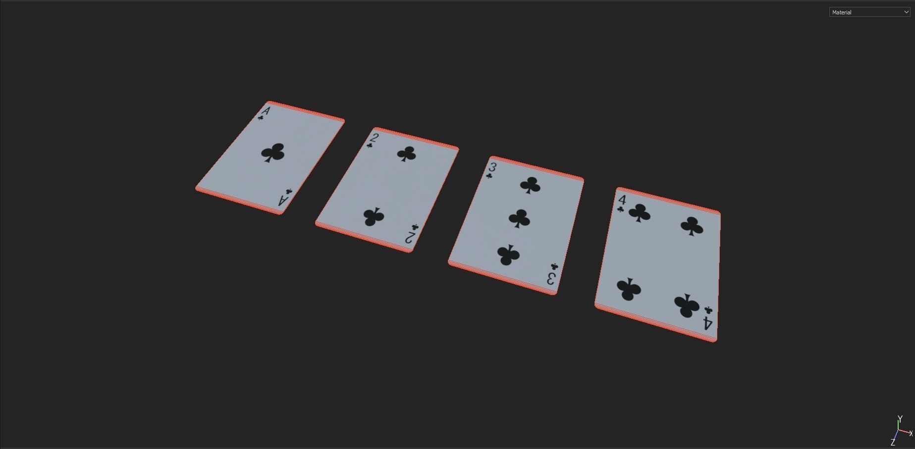 3D model Poker Cards and Chips pack VR / AR / low-poly | CGTrader
