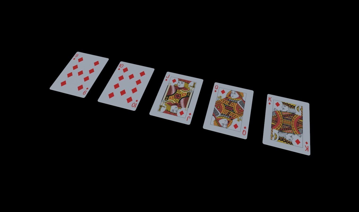 3D model Poker Cards and Chips pack VR / AR / low-poly | CGTrader