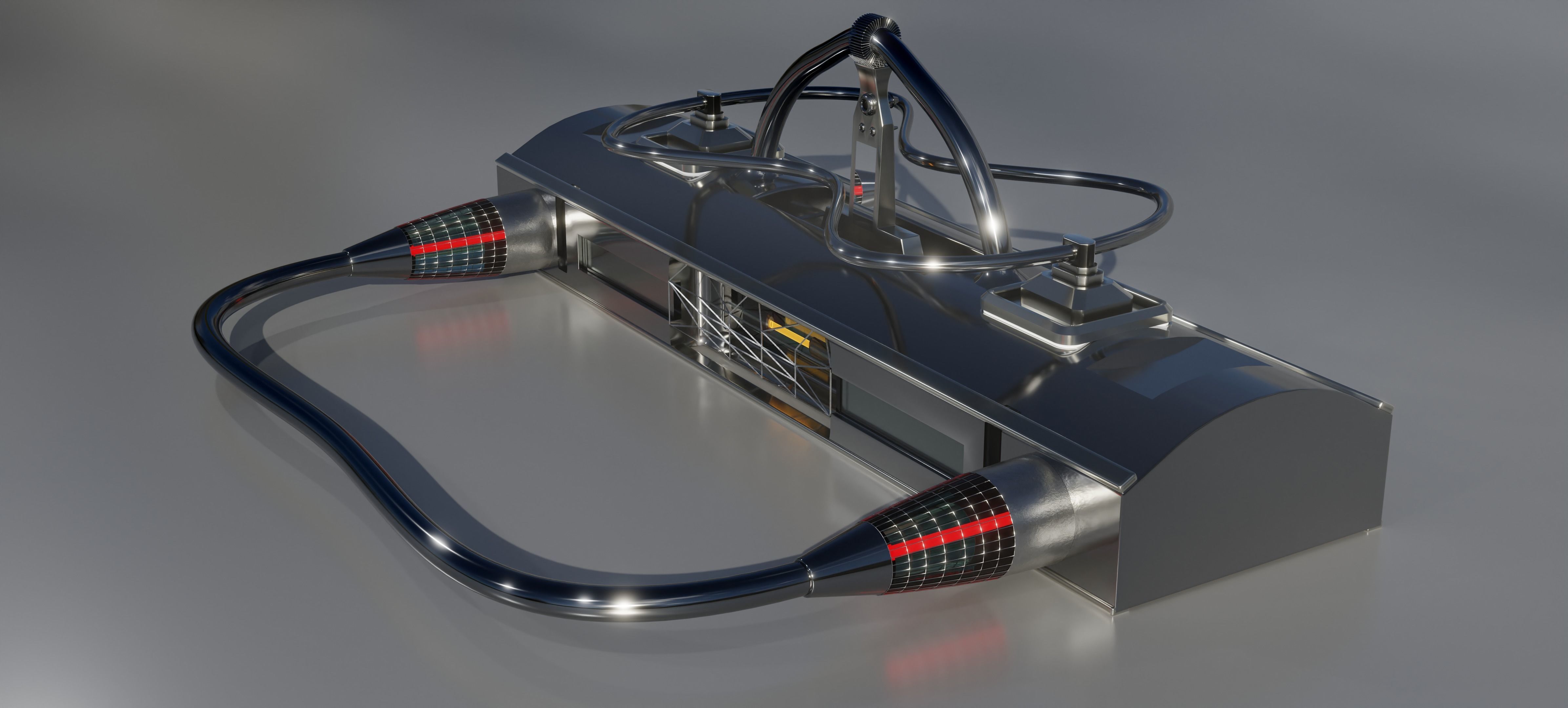 Sci-Fi Radioactive Tube 3D model | CGTrader