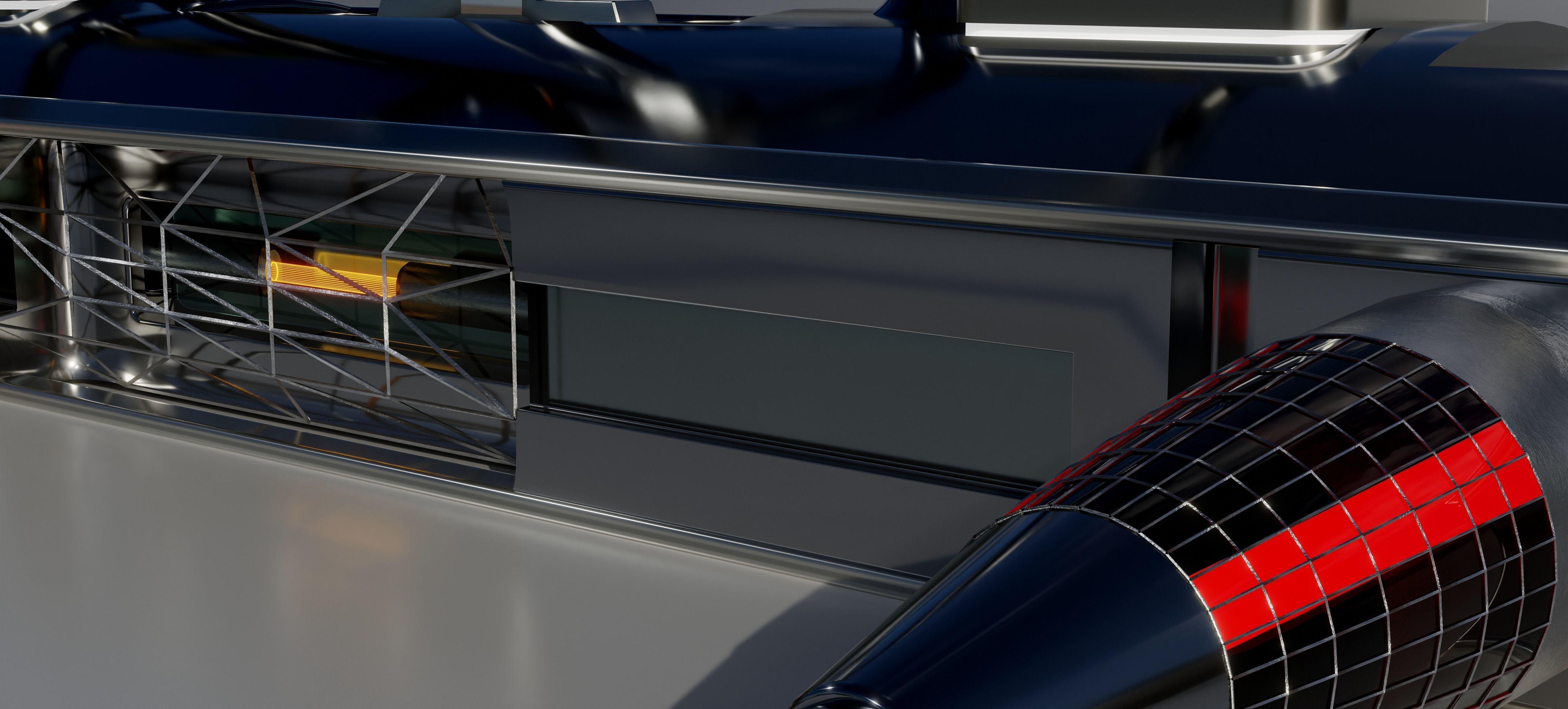 Sci-Fi Radioactive Tube 3D model | CGTrader