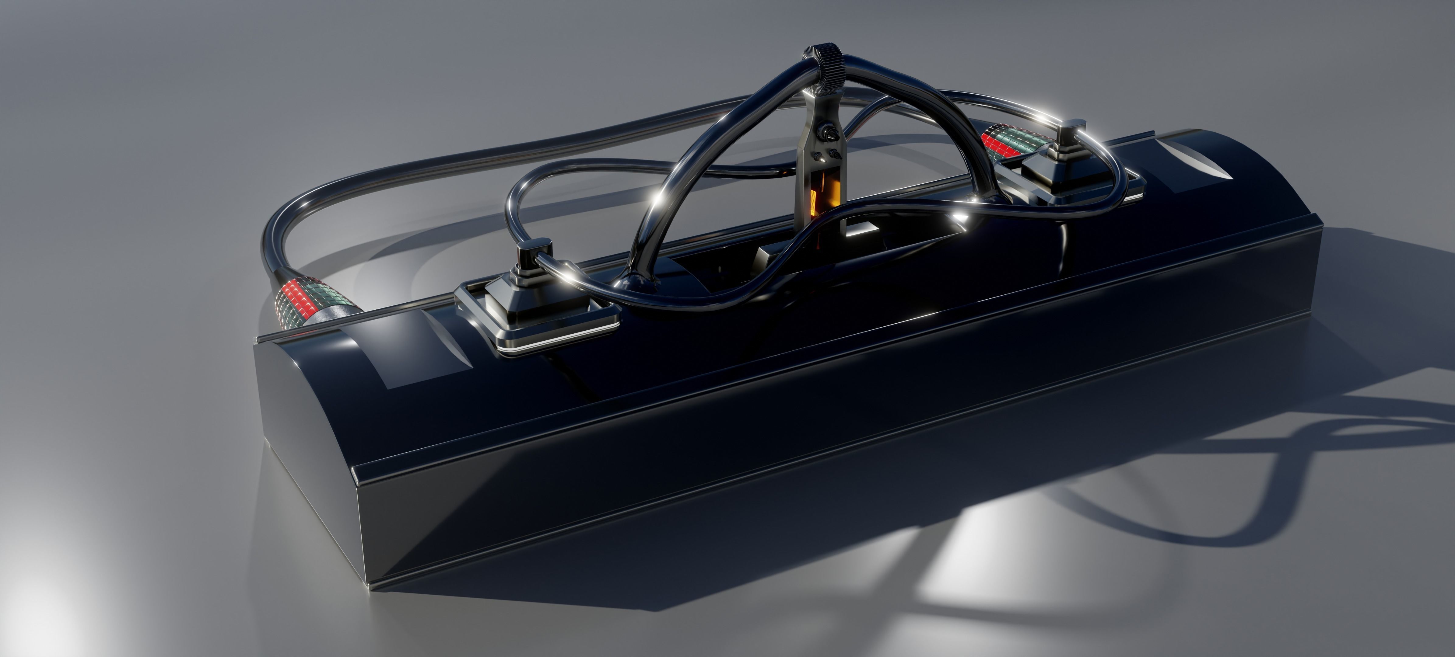 Sci-Fi Radioactive Tube 3D model | CGTrader