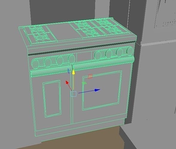 stove free 3D model | CGTrader