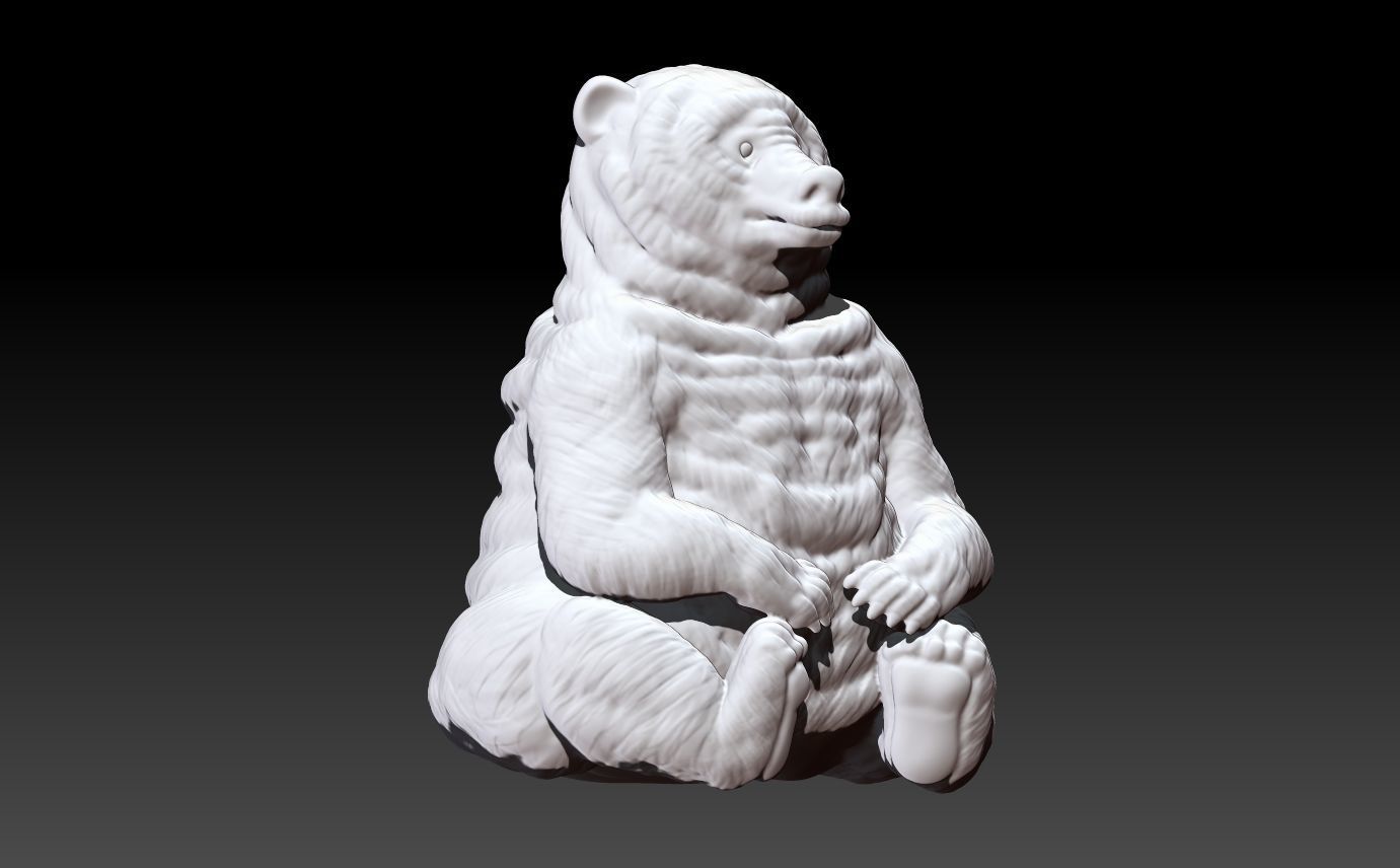 Bear beast 3D model 3D printable | CGTrader