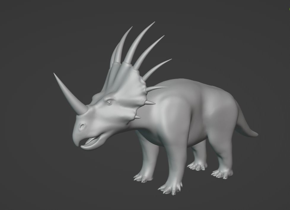 Styracosaurus Dinosaur Model 3D model | CGTrader