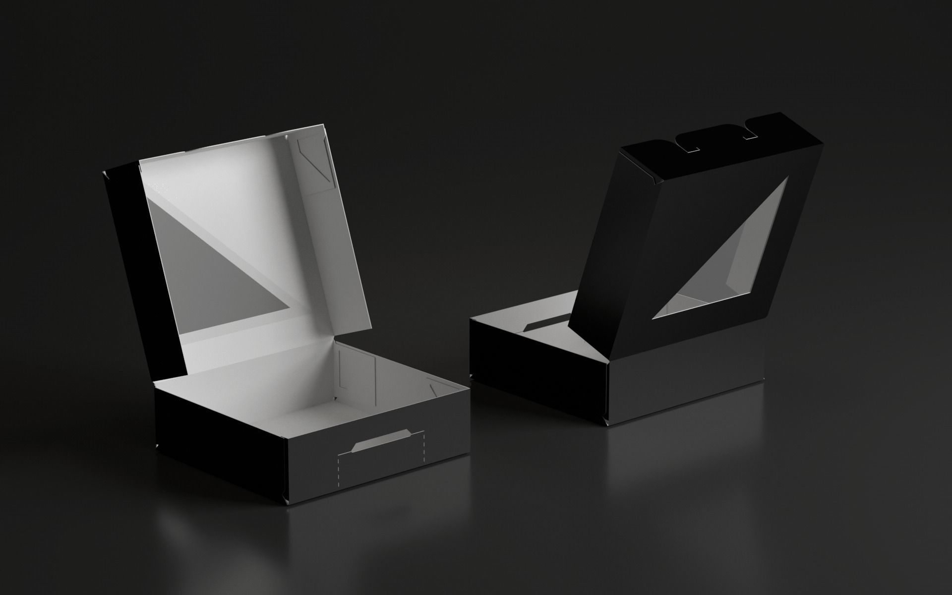 3D model Bundle of Packaging Boxes VR / AR / low-poly | CGTrader