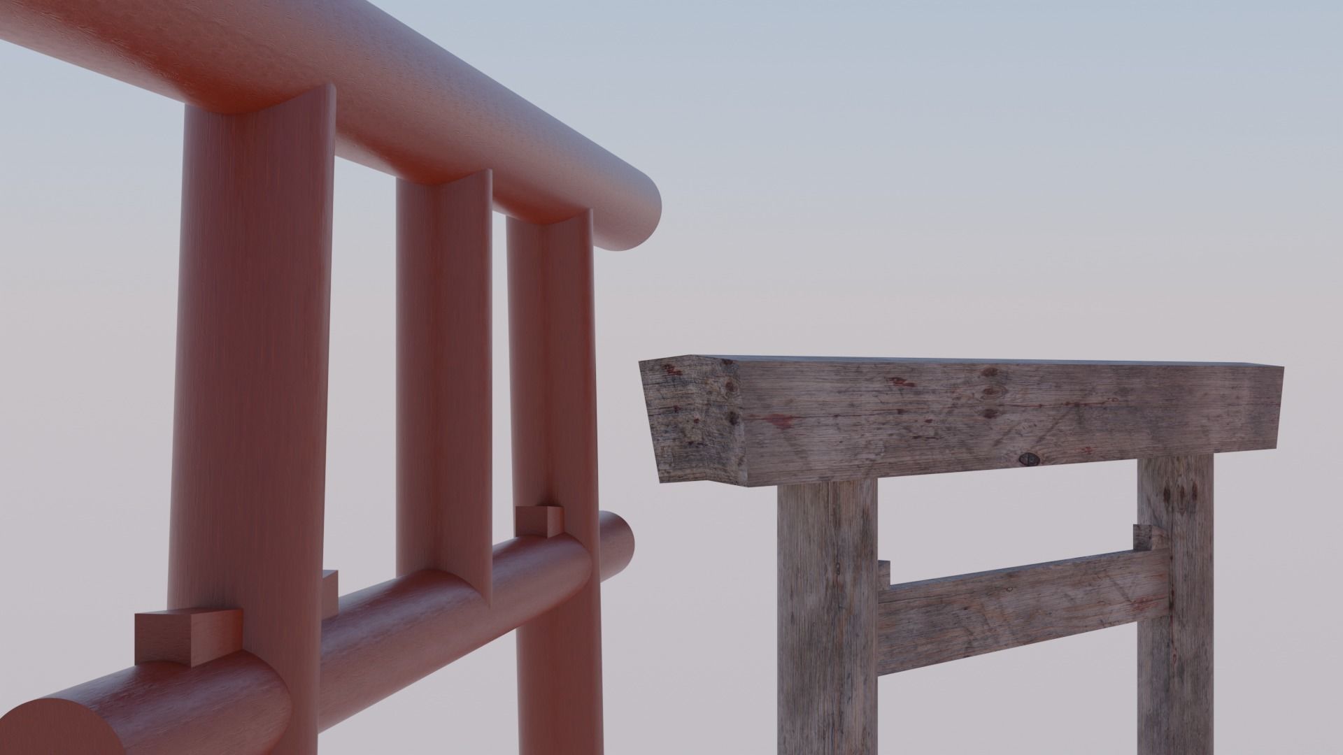 3D model Japanese Torii Gate Pack 1 - Lowpoly Game Ready 3D Models VR ...