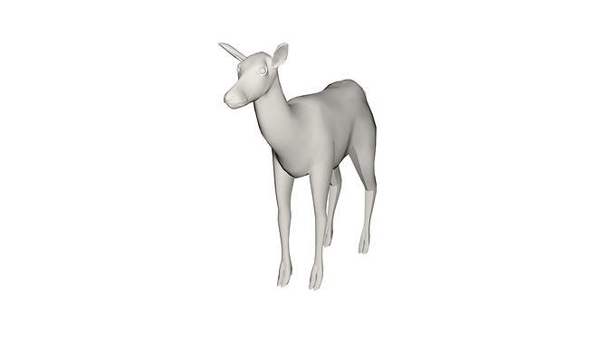 Deer wild animal 3D model | CGTrader