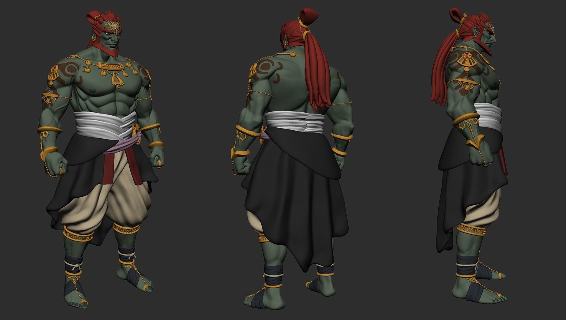 Ganondorf - The legend of Zelda Tears of the Kingdom 3D model 3D ...