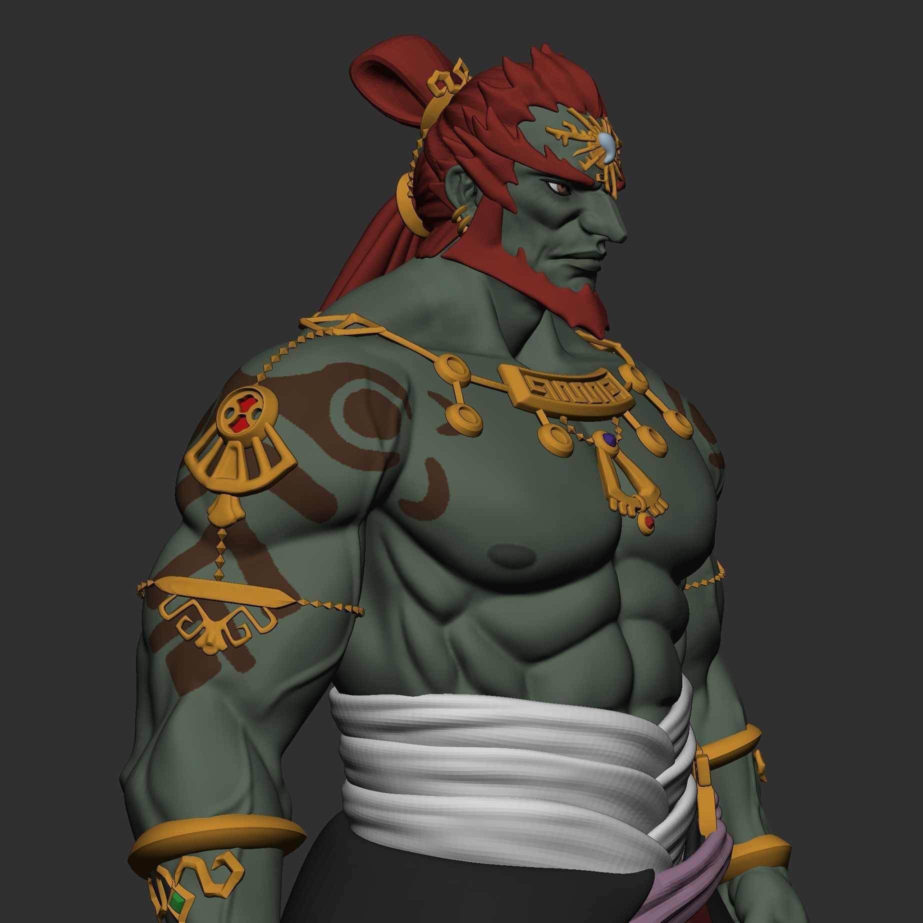 Ganondorf - The legend of Zelda Tears of the Kingdom 3D model 3D ...