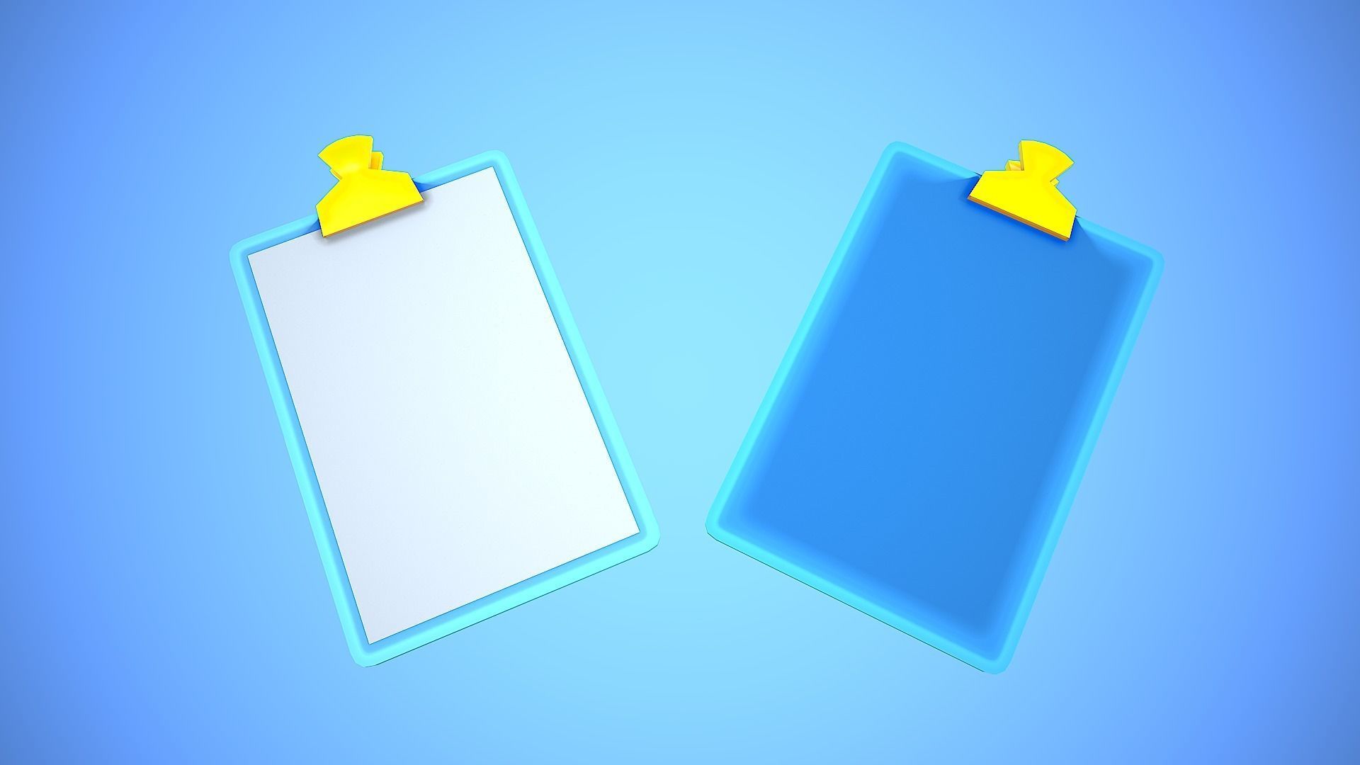 3D model CLIPBOARD CARTOON STYLIZED VR / AR / low-poly | CGTrader