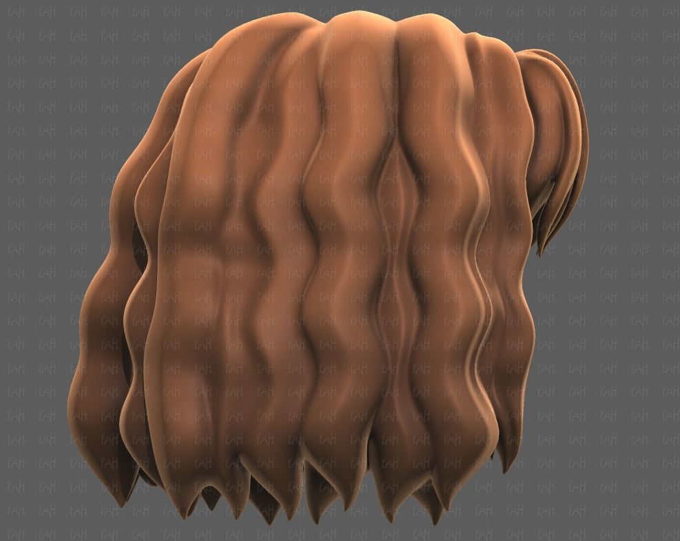 3D model Base Hair for girl V52 VR / AR / low-poly | CGTrader