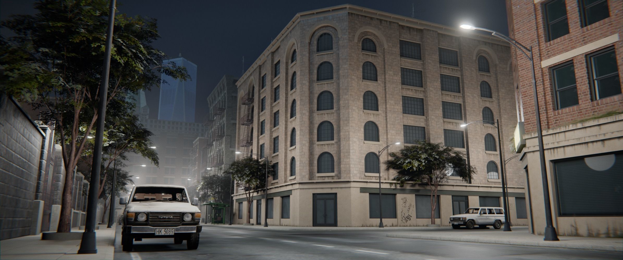 3D model Old city street Assets VR / AR / low-poly | CGTrader