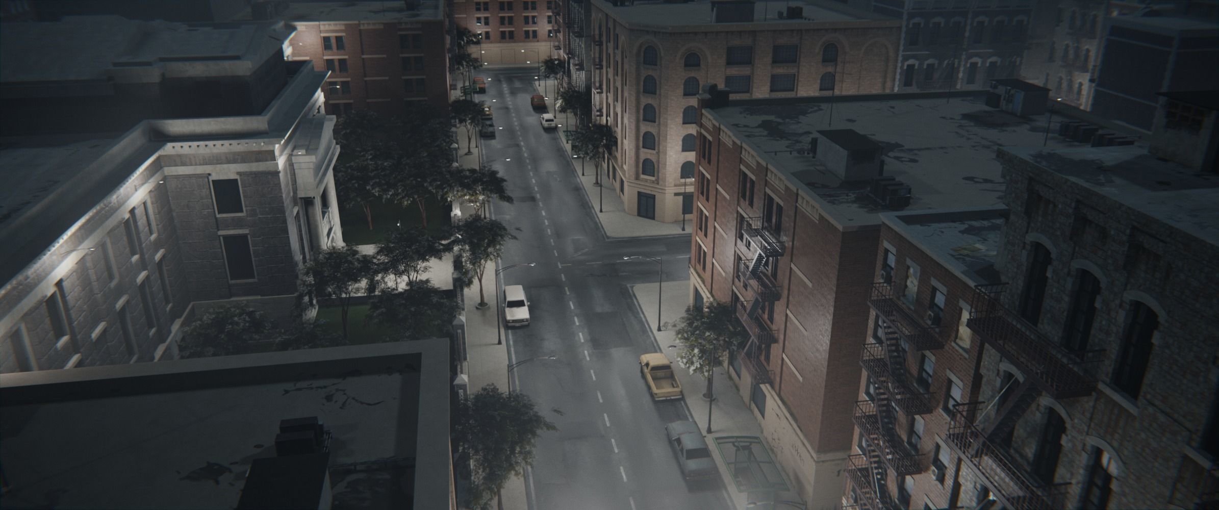 3D model Old city street Assets VR / AR / low-poly | CGTrader