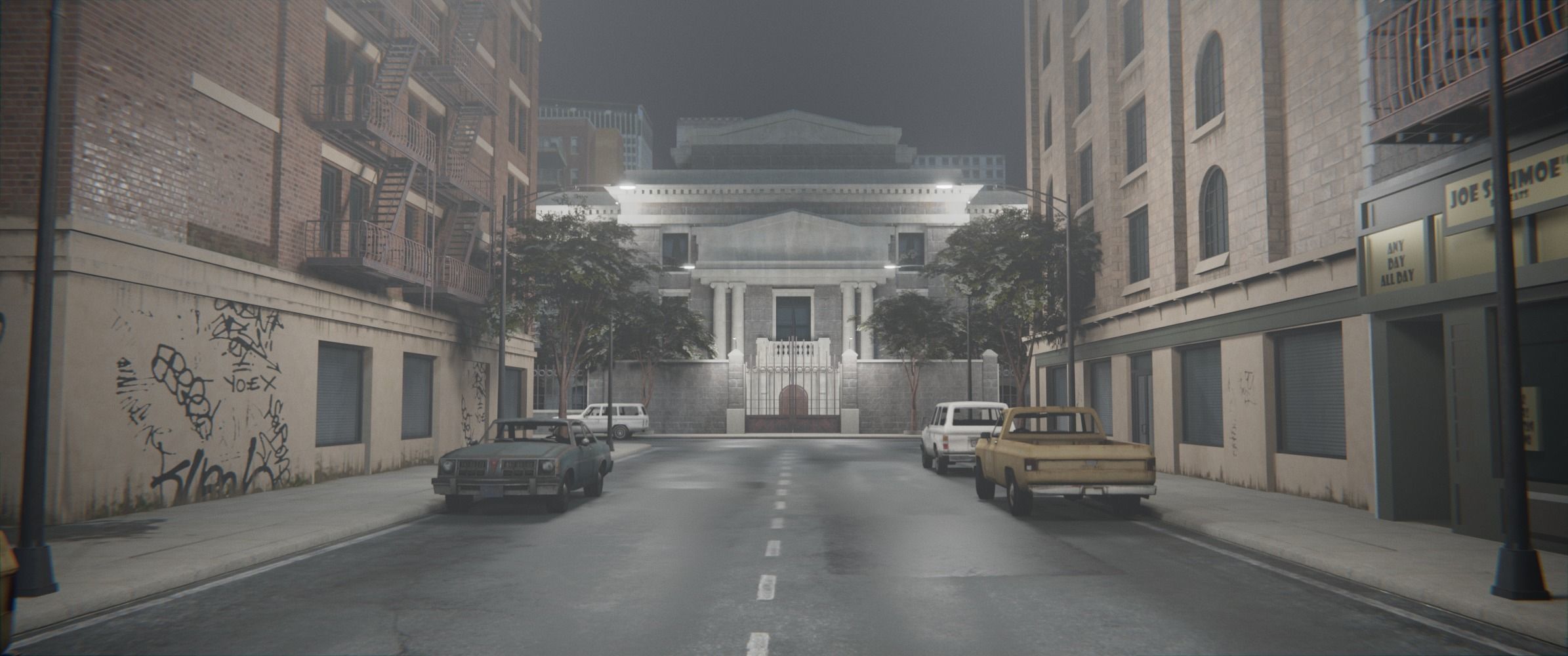 3D model Old city street Assets VR / AR / low-poly | CGTrader