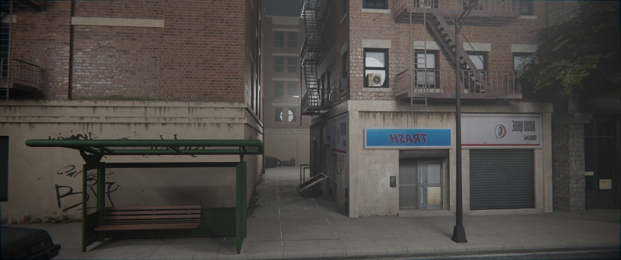 3D model Old city street Assets VR / AR / low-poly | CGTrader