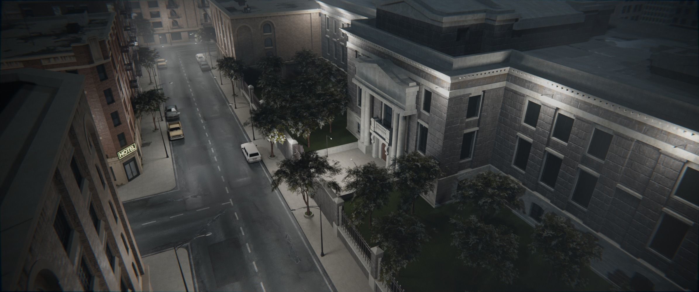 3D model Old city street Assets VR / AR / low-poly | CGTrader