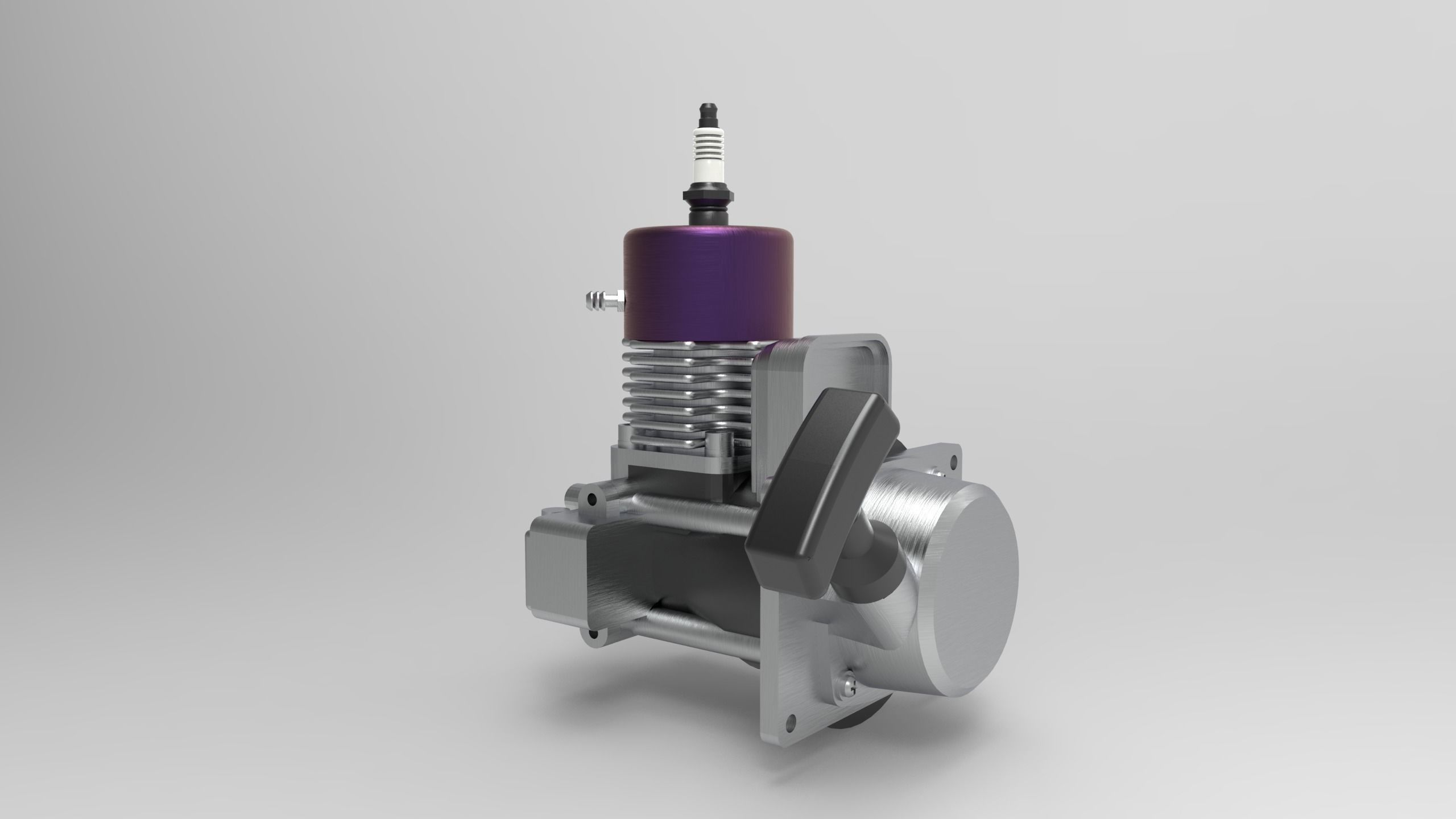 2 Stroke Gasoline Engine 3D model | CGTrader