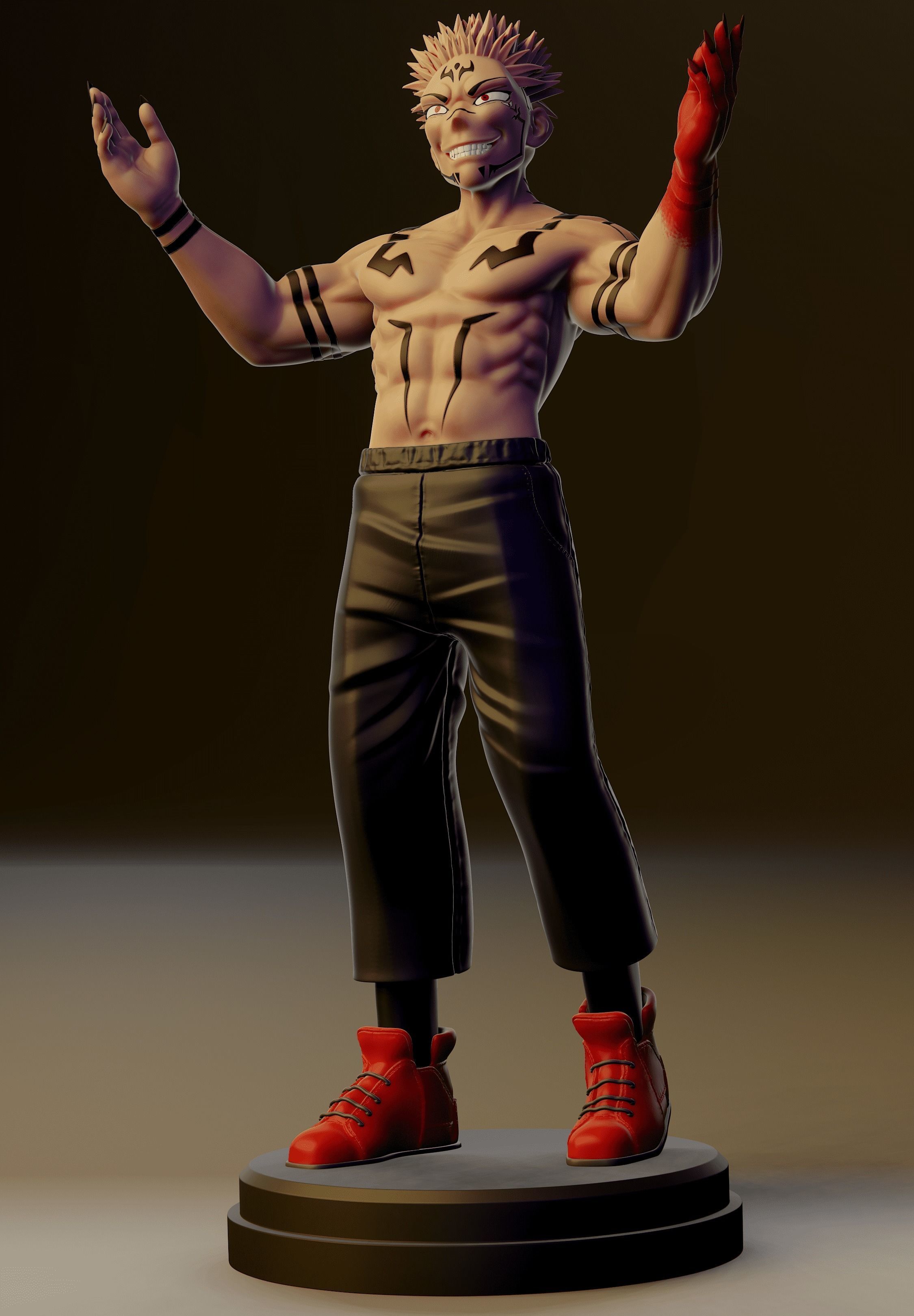 Sukuna - Jujutsu Kaisen 3D model 3D printable | CGTrader