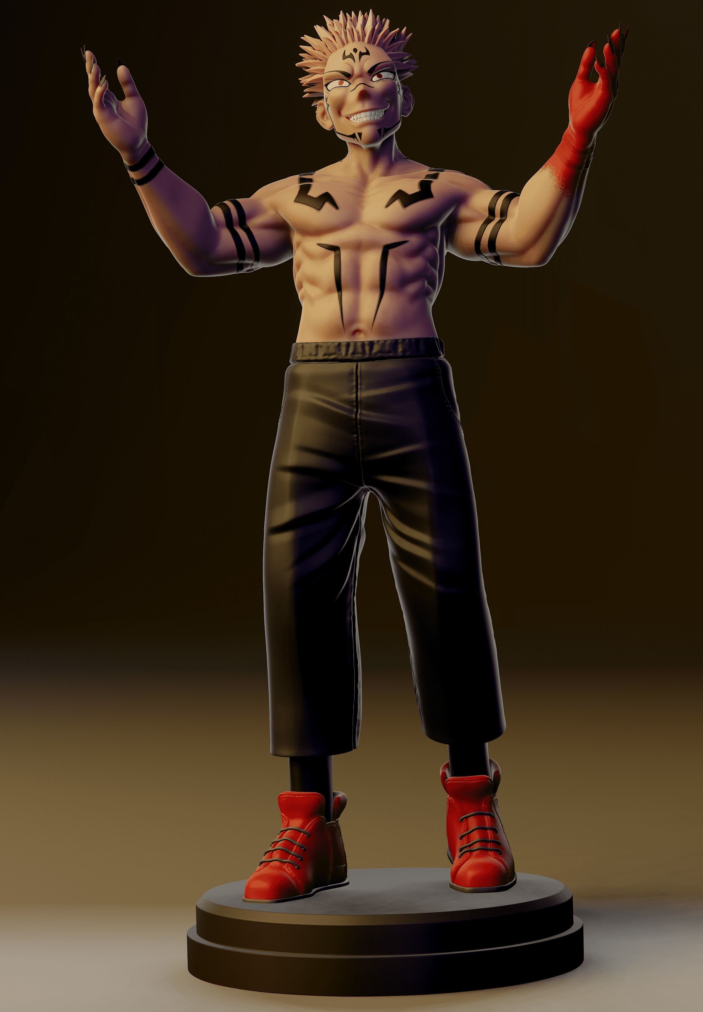 Sukuna - Jujutsu Kaisen 3D model 3D printable | CGTrader