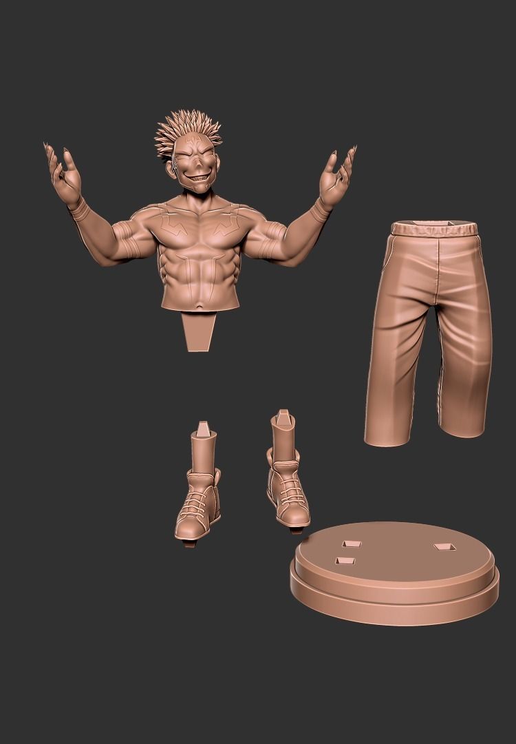 Sukuna - Jujutsu Kaisen 3D model 3D printable | CGTrader