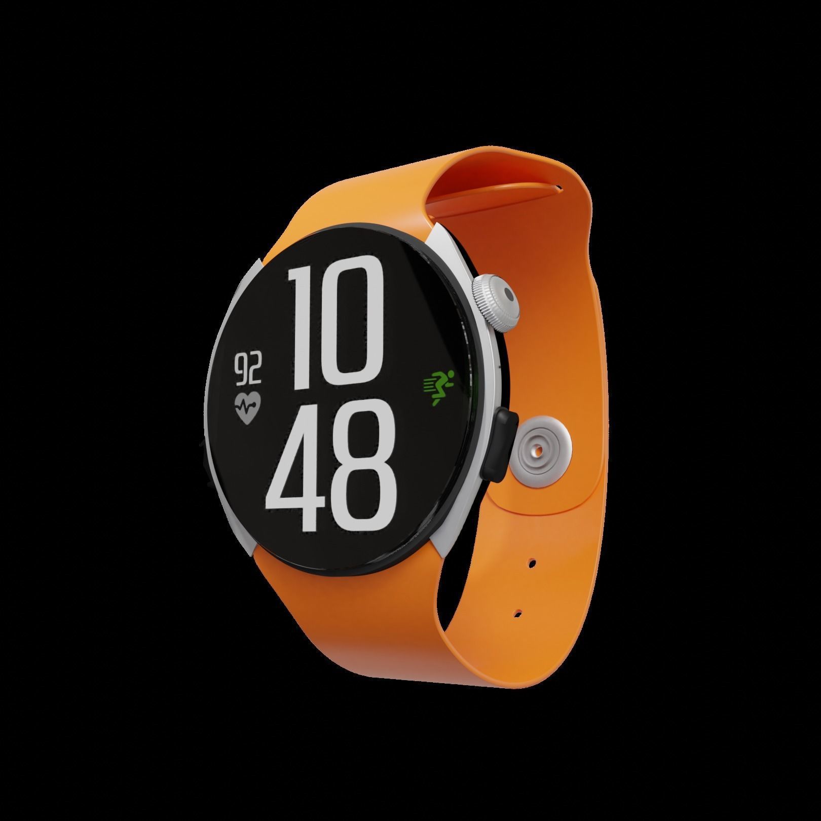 Smartwatch Sport Digital relogio cores 3D 3D model animated | CGTrader