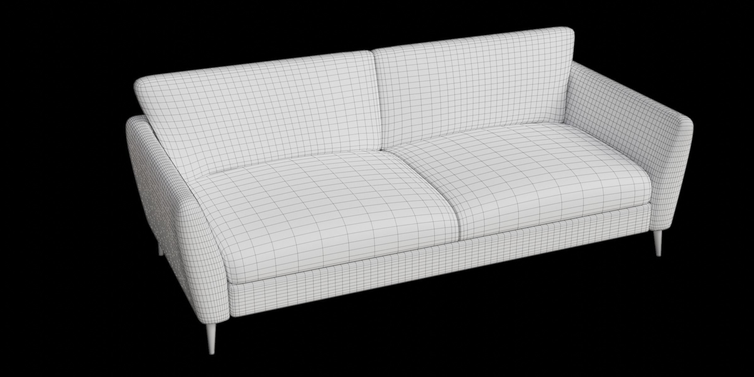 Becky 3s Sofa 3D model | CGTrader