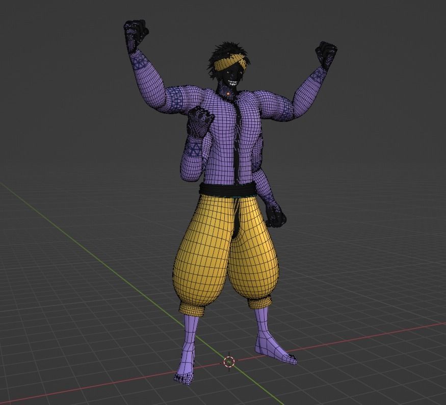 Shiva Record of Ragnarok 3D Model 3D model rigged | CGTrader