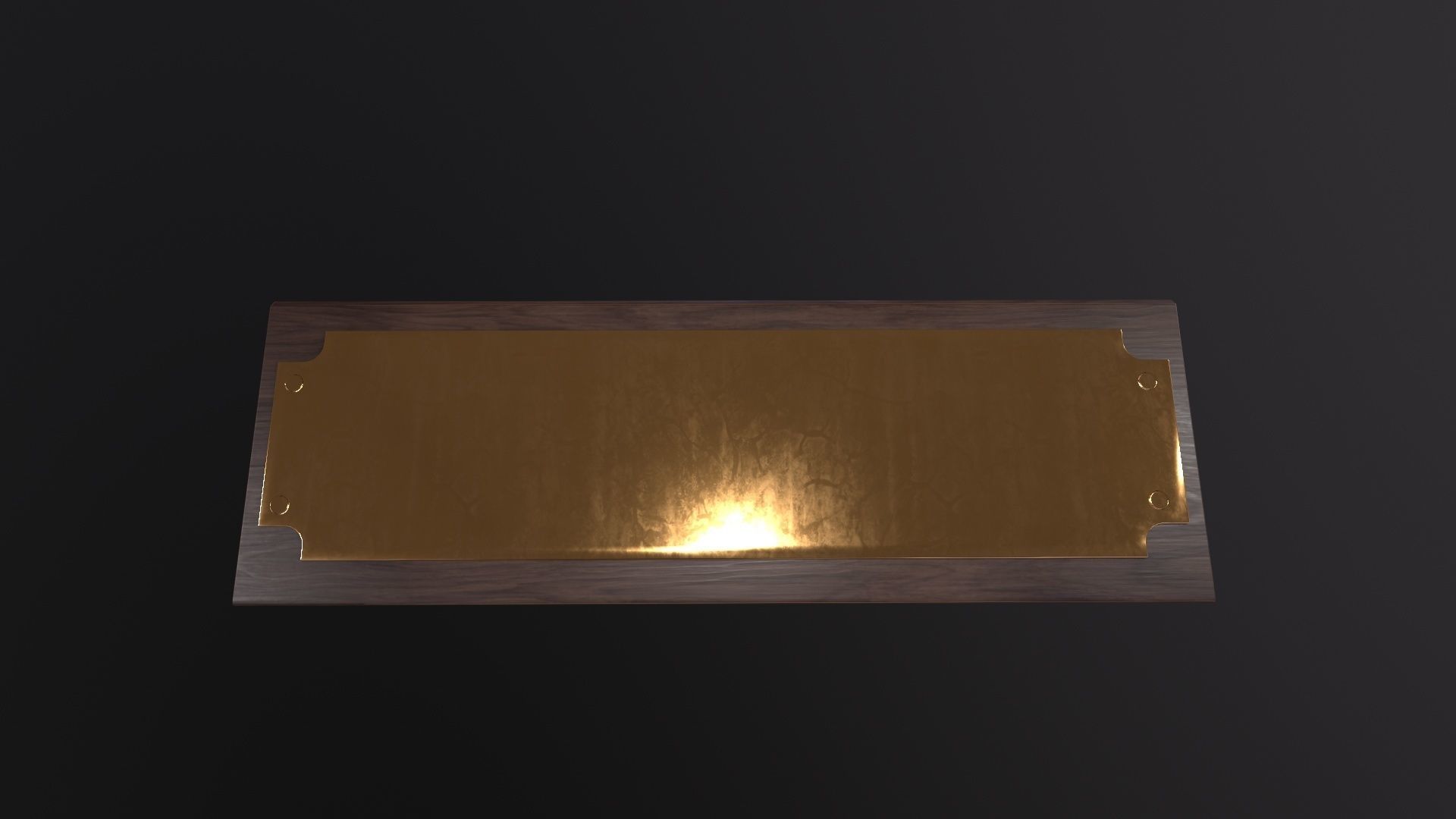 3D model Placard 3D Model VR / AR / low-poly | CGTrader