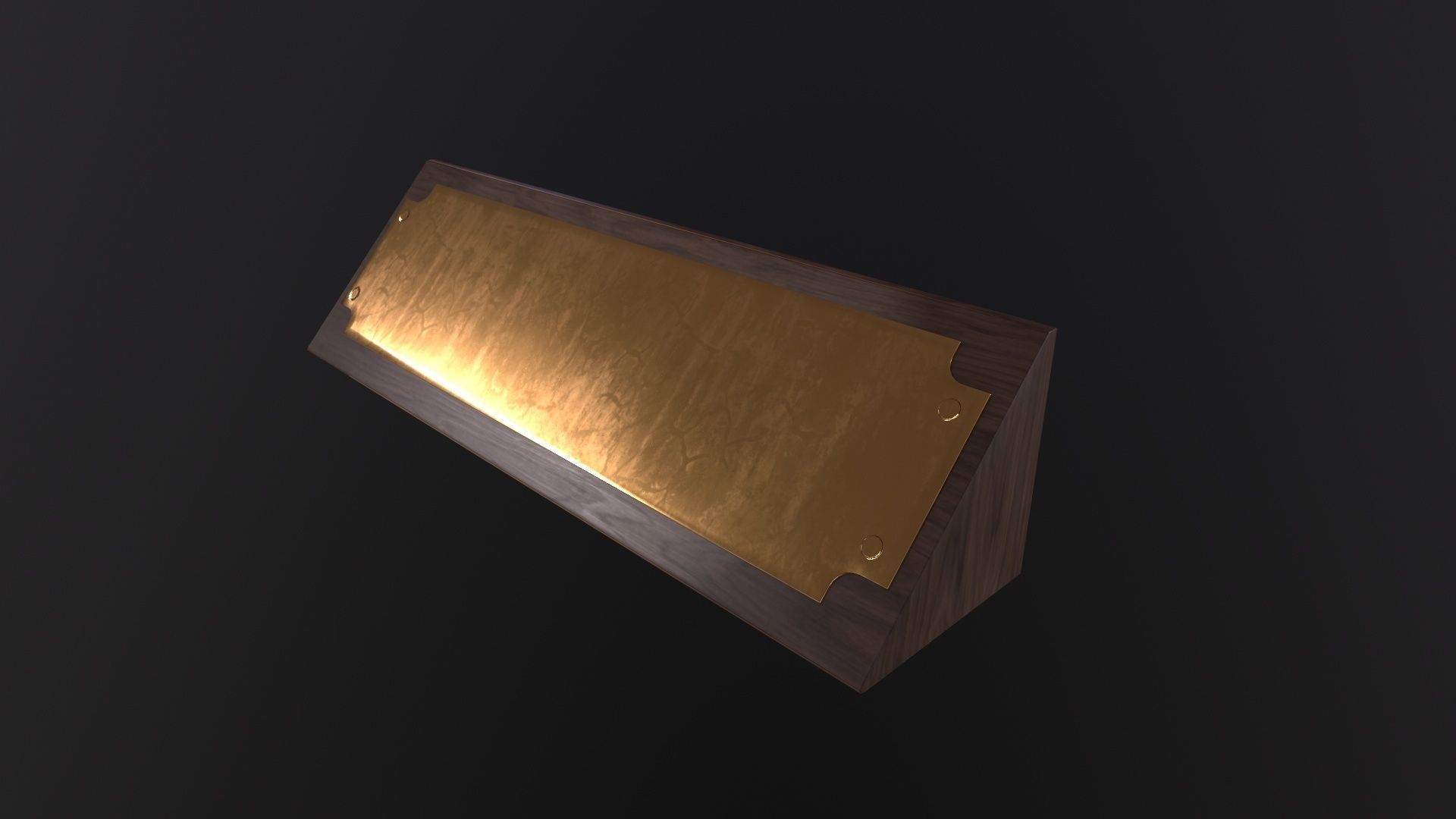 3D model Placard 3D Model VR / AR / low-poly | CGTrader