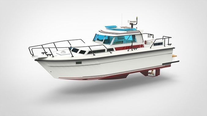Recreational Boat 3D model | CGTrader