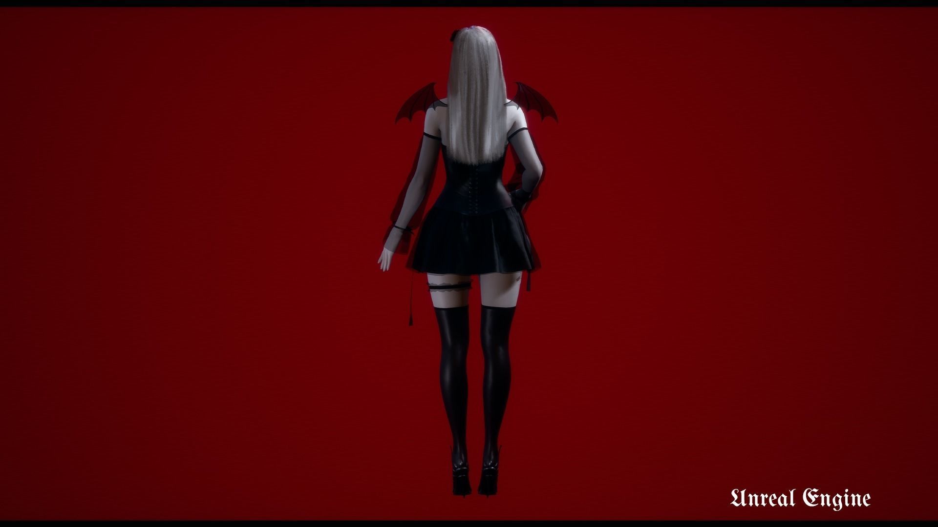 3D model Vampire Girl Elizabeth VR / AR / low-poly | CGTrader