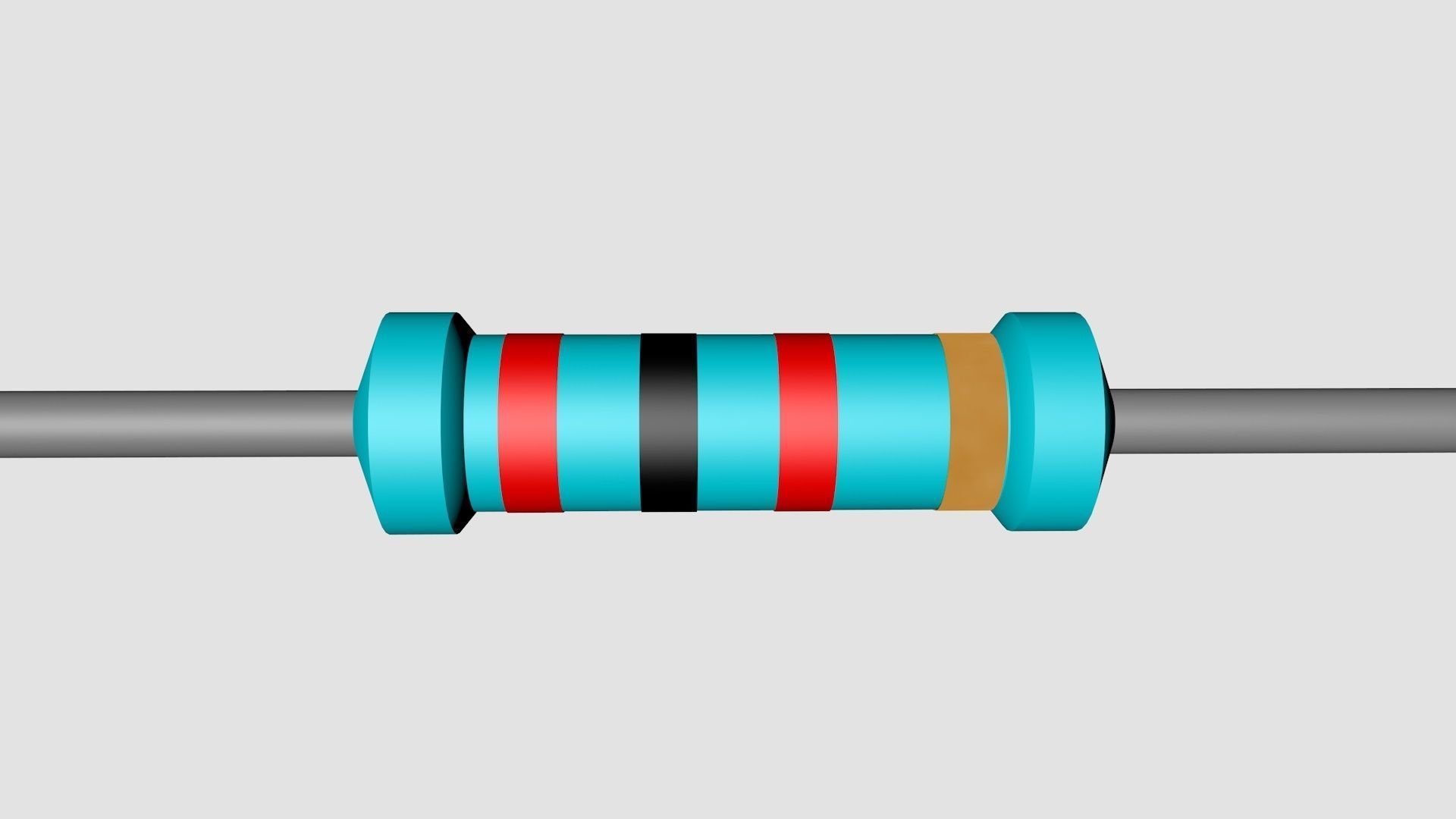 Resistor Electronics Component Free 3D Model free 3D model | CGTrader