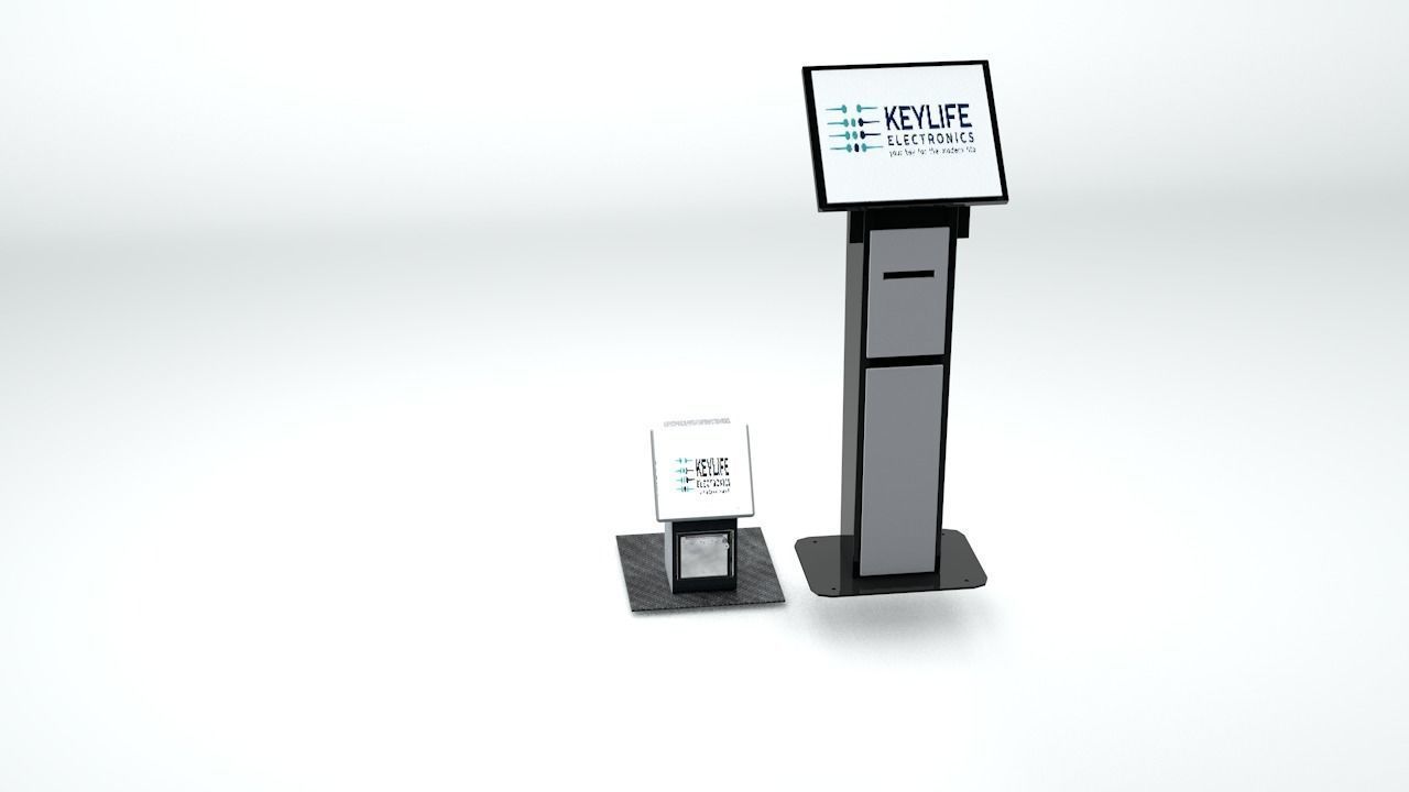 Alawneh -kiosk or queue system 3D model 3D printable | CGTrader