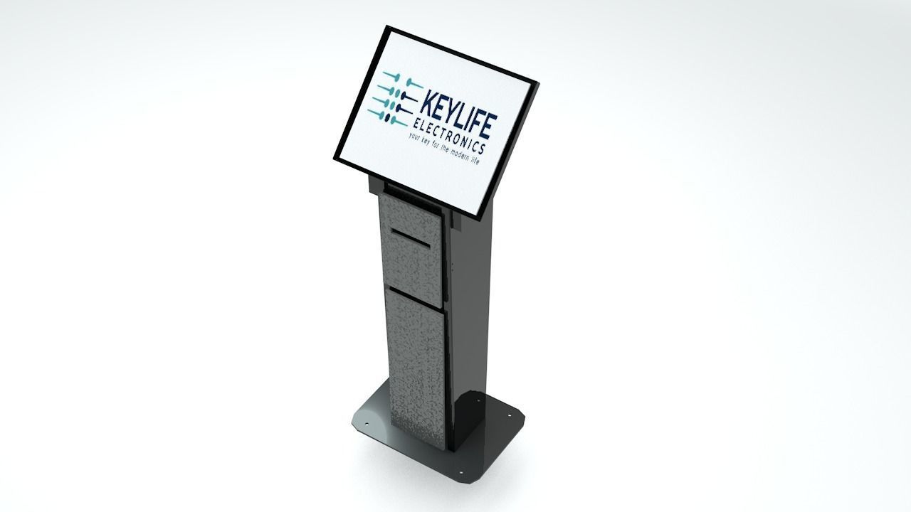 Alawneh -kiosk or queue system 3D model 3D printable | CGTrader