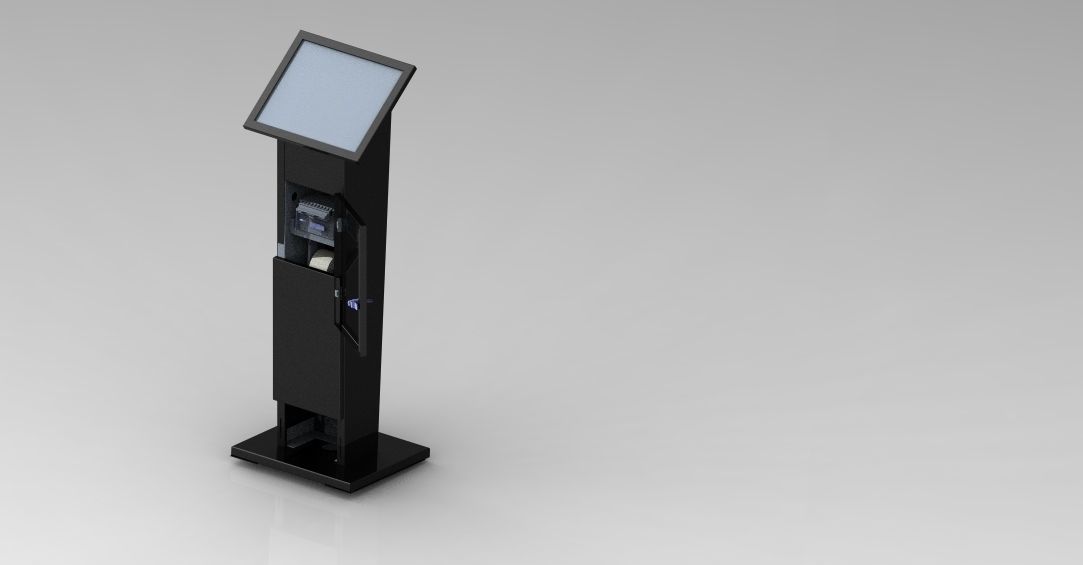 Alawneh -kiosk or queue system 3D model 3D printable | CGTrader