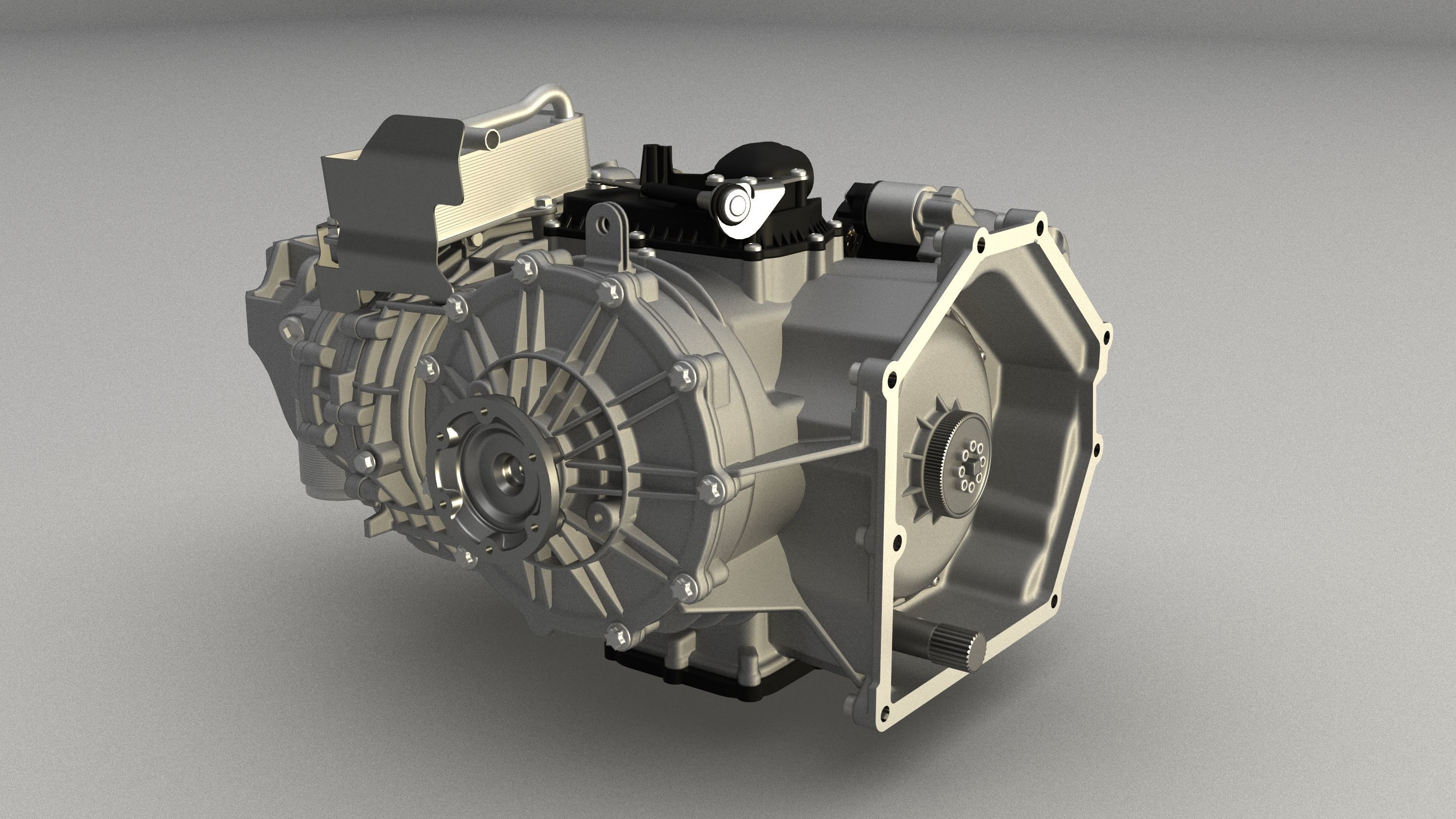 AUDI R8 quattro S-tronic 7-speed gearbox 3D model | CGTrader