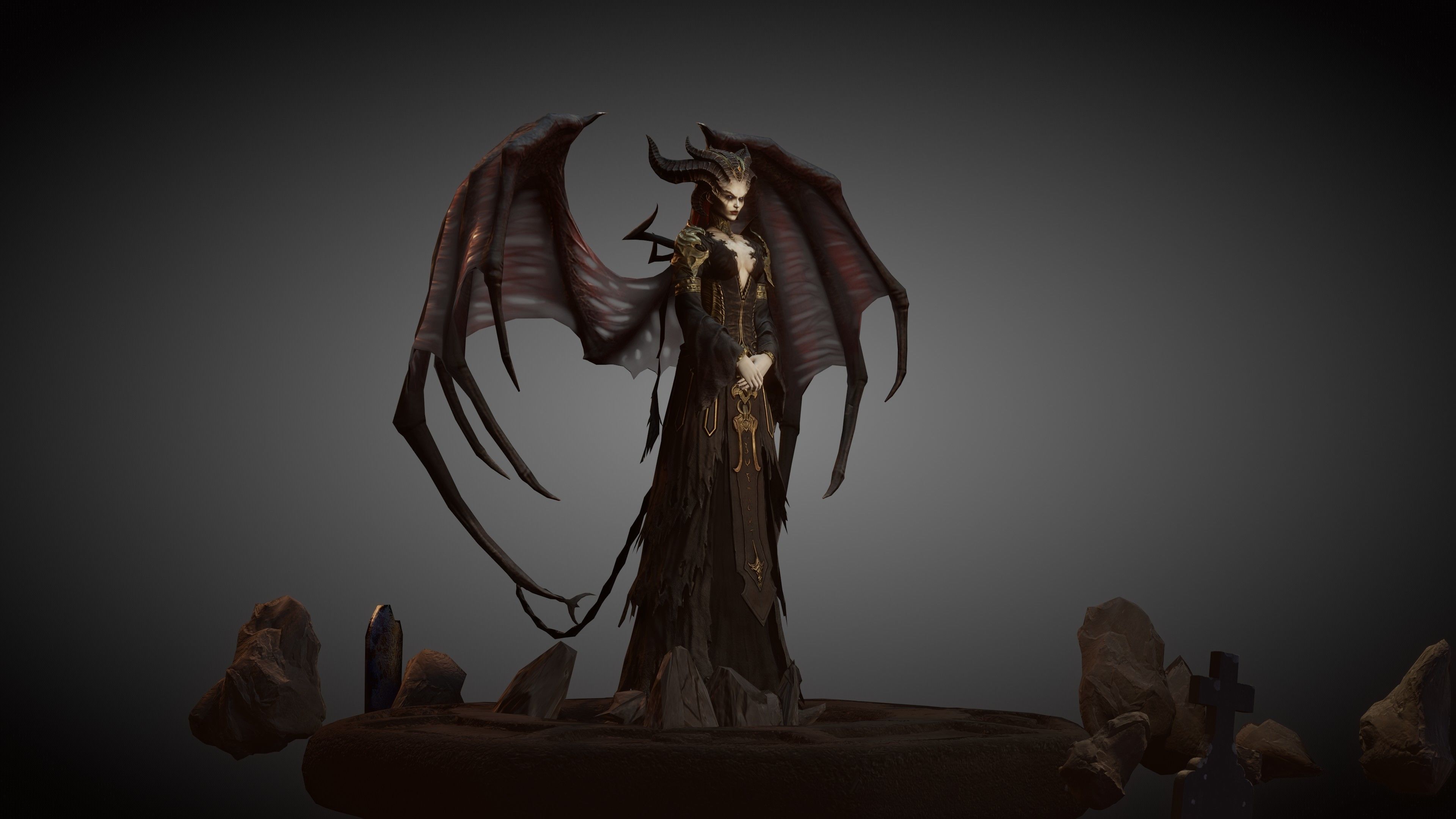 3D model Diablo IV - Lilith Character fan-art project file VR / AR / low-poly | CGTrader
