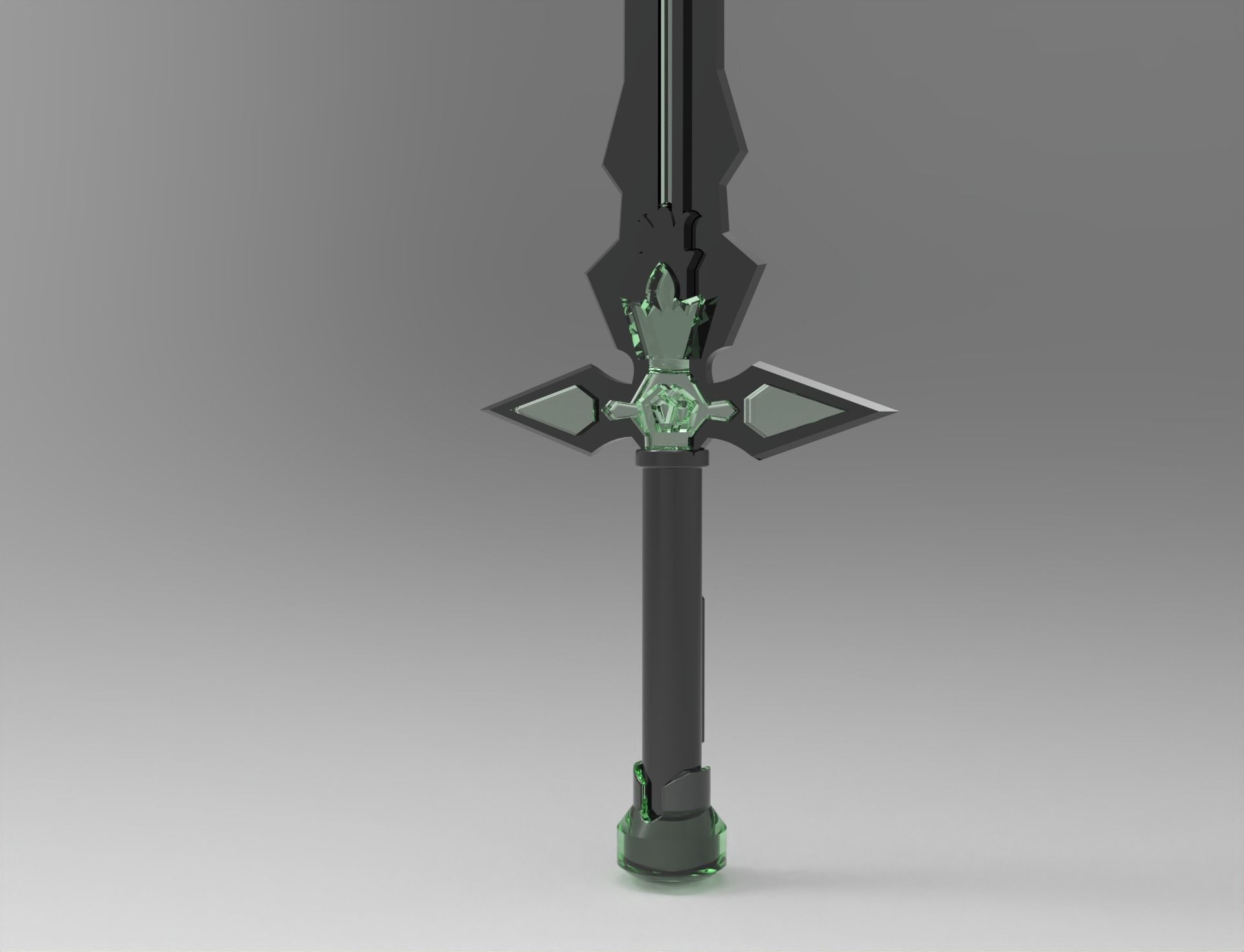 Kirito Sword - Sword Art Online 3D model 3D printable | CGTrader