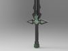 Kirito Sword - Sword Art Online 3D model 3D printable | CGTrader