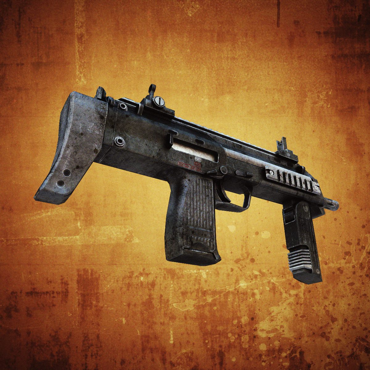 3D model MP7 Submachine gun VR / AR / low-poly | CGTrader