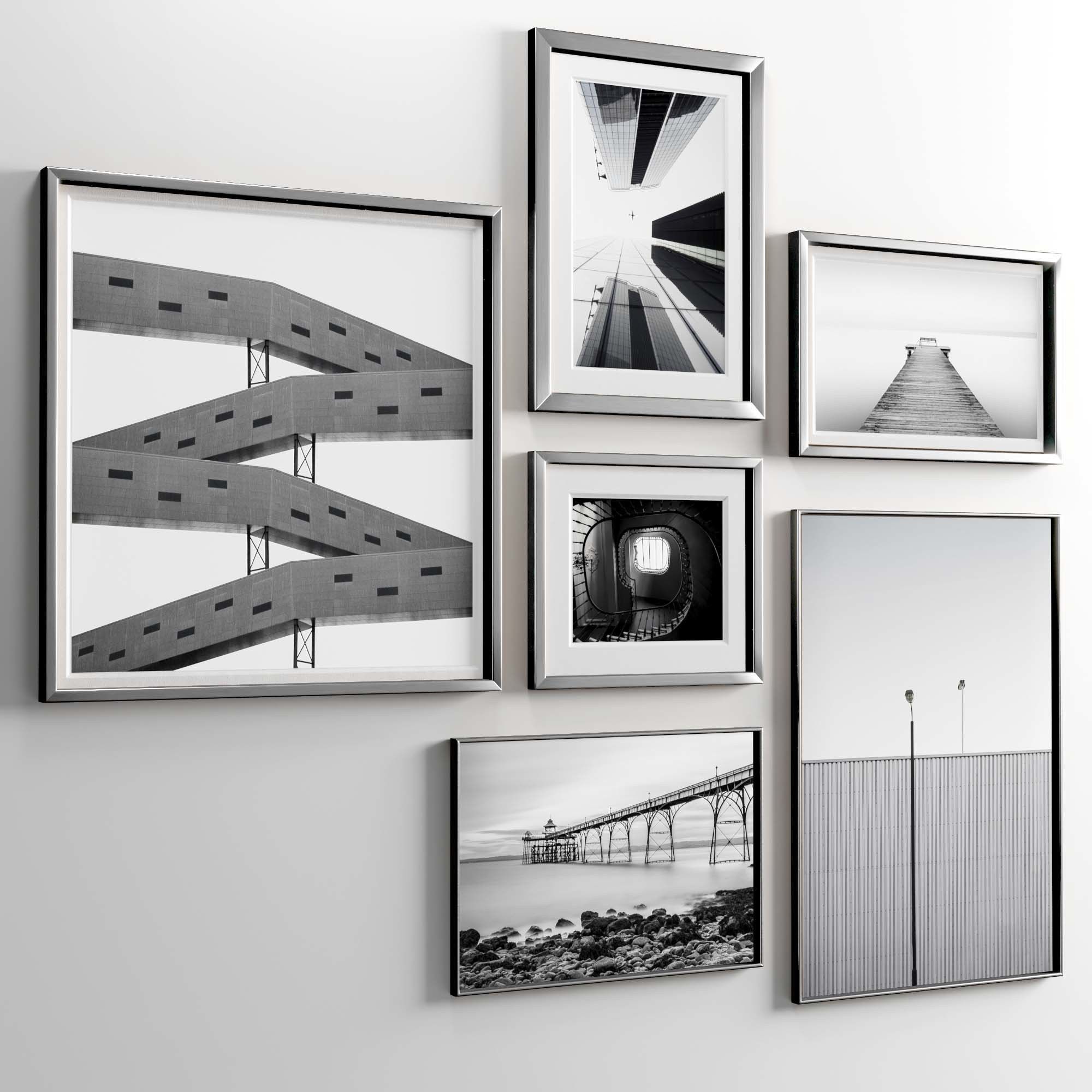 3D model Minimal Photo Frame Set-15 VR / AR / low-poly | CGTrader