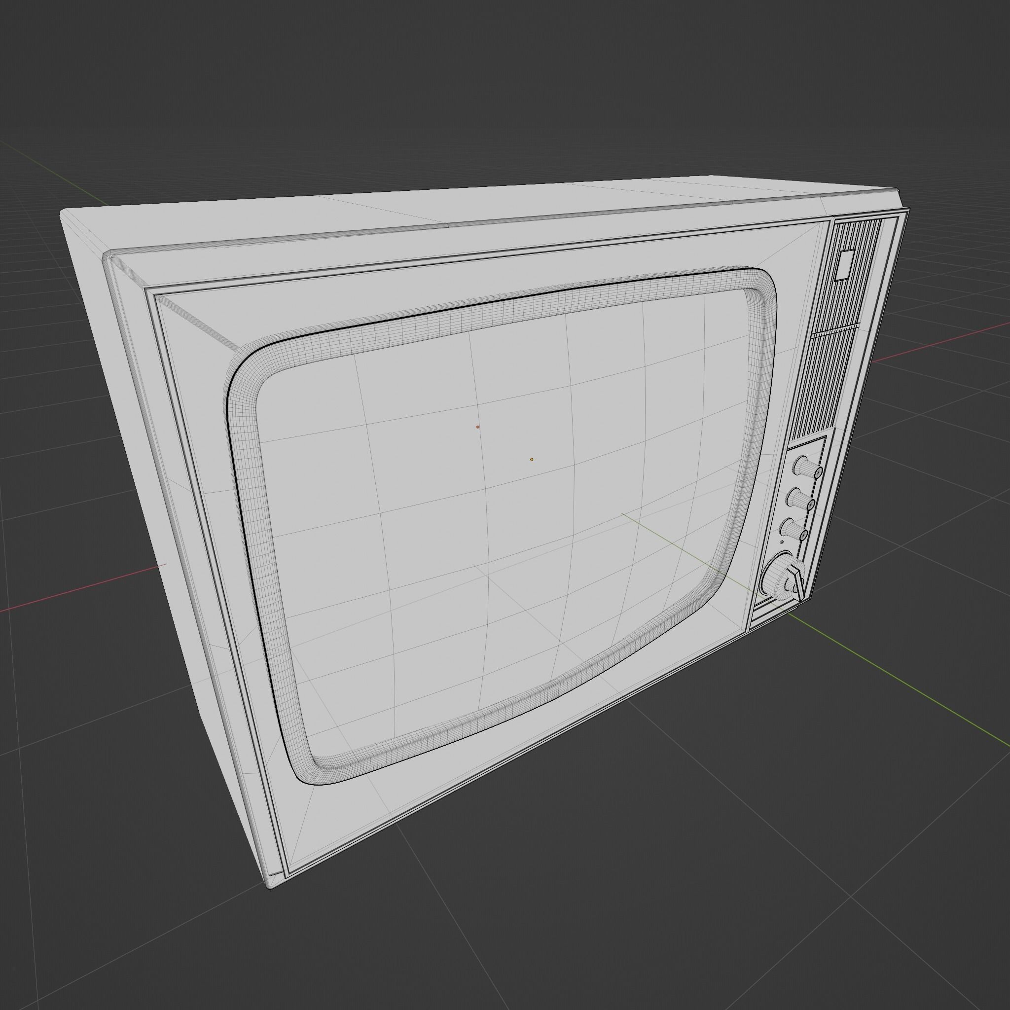 3D model Soviet-era Television VR / AR / low-poly | CGTrader