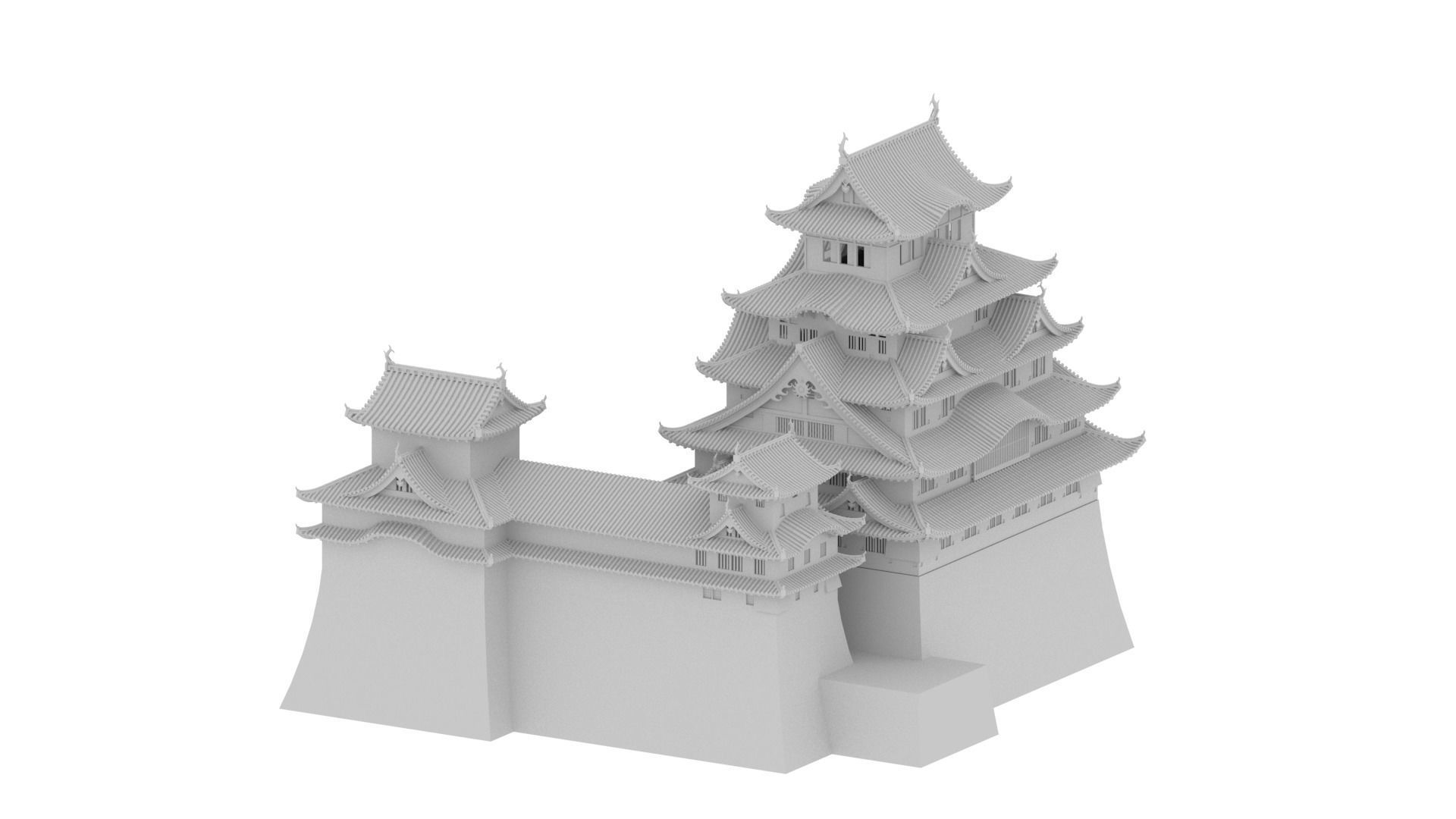 3D model chinese place 3d model VR / AR / low-poly | CGTrader