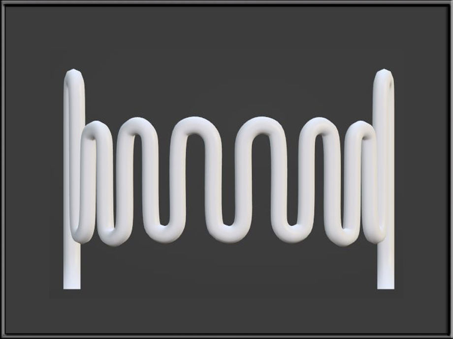 3D model Wire Ornament 01 - Curved VR / AR / low-poly | CGTrader