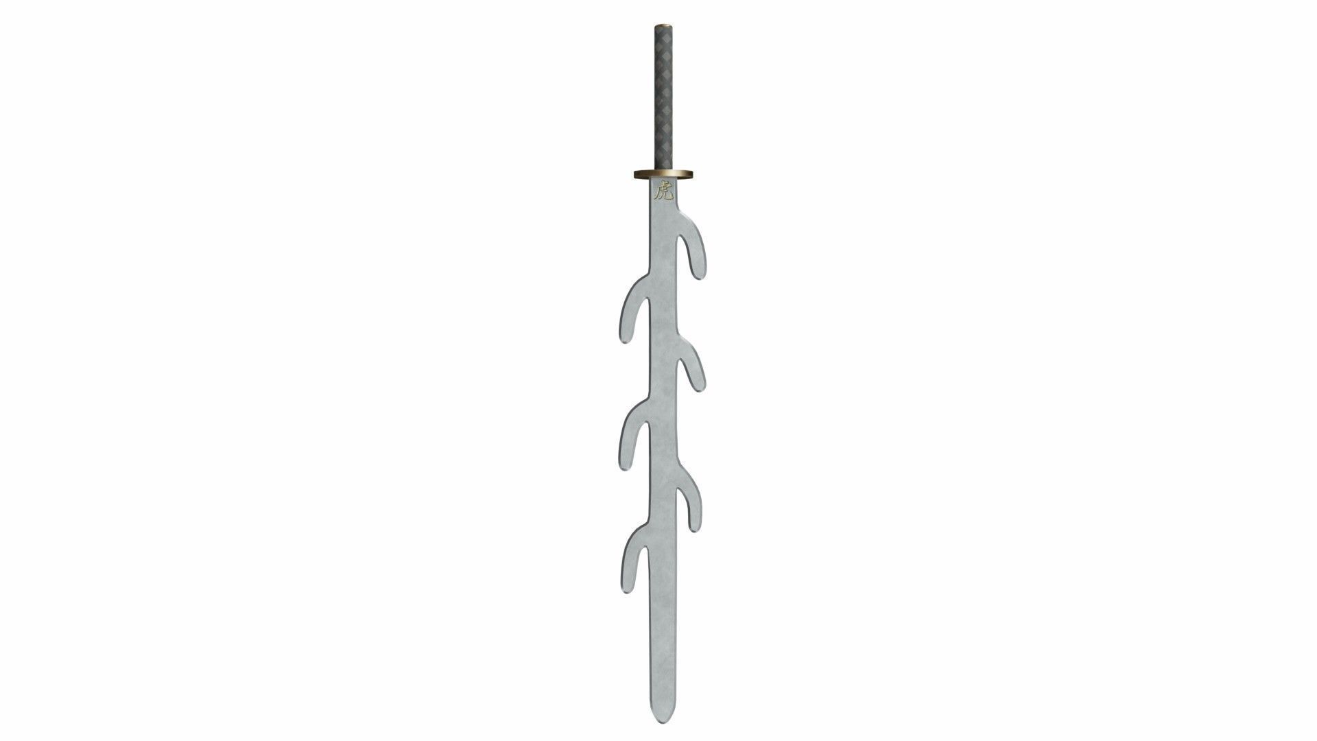 Seven branched sword 3D model | CGTrader