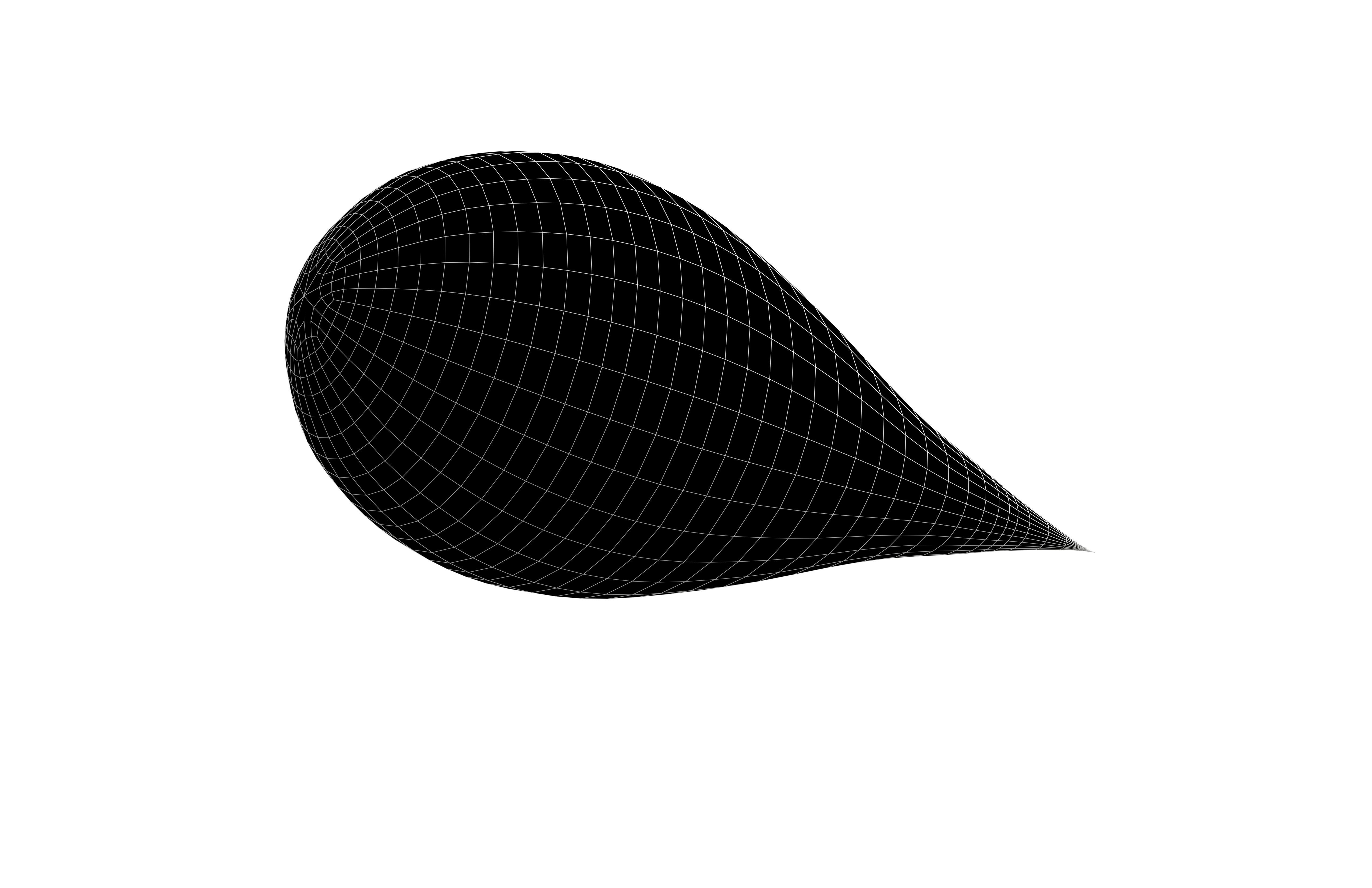 3D model The Three-Body Problem Waterdrop V1 001 VR / AR / low-poly ...