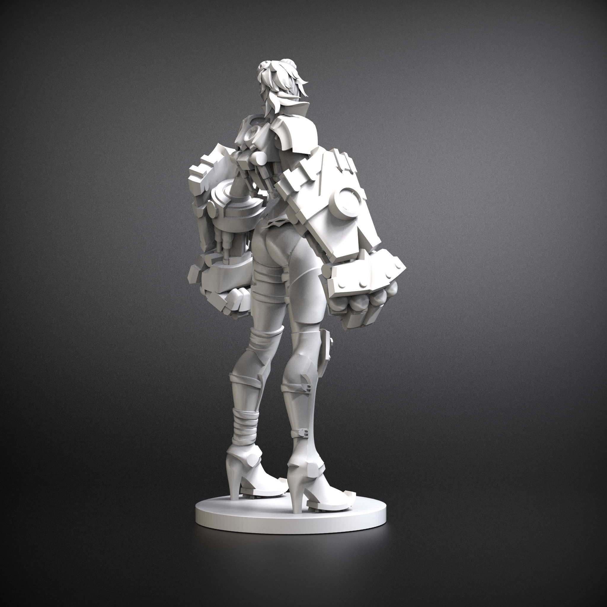STL Vi arcane 3d Model to print League of legends 3D model 3D printable ...