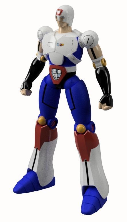 50cm Plawres Sanshiro Juohmaru statue 3d models 3D model 3D printable ...