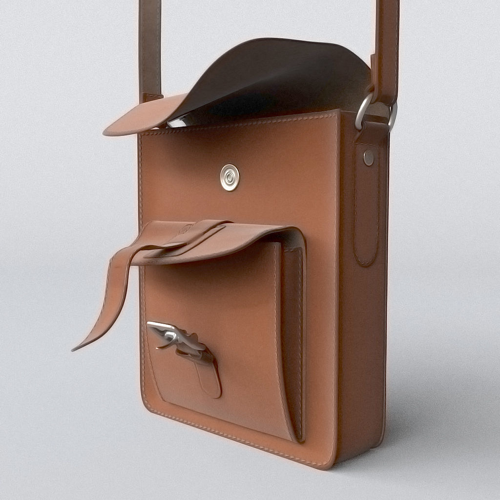 Cross Body Bag 3D model 3D model rigged | CGTrader