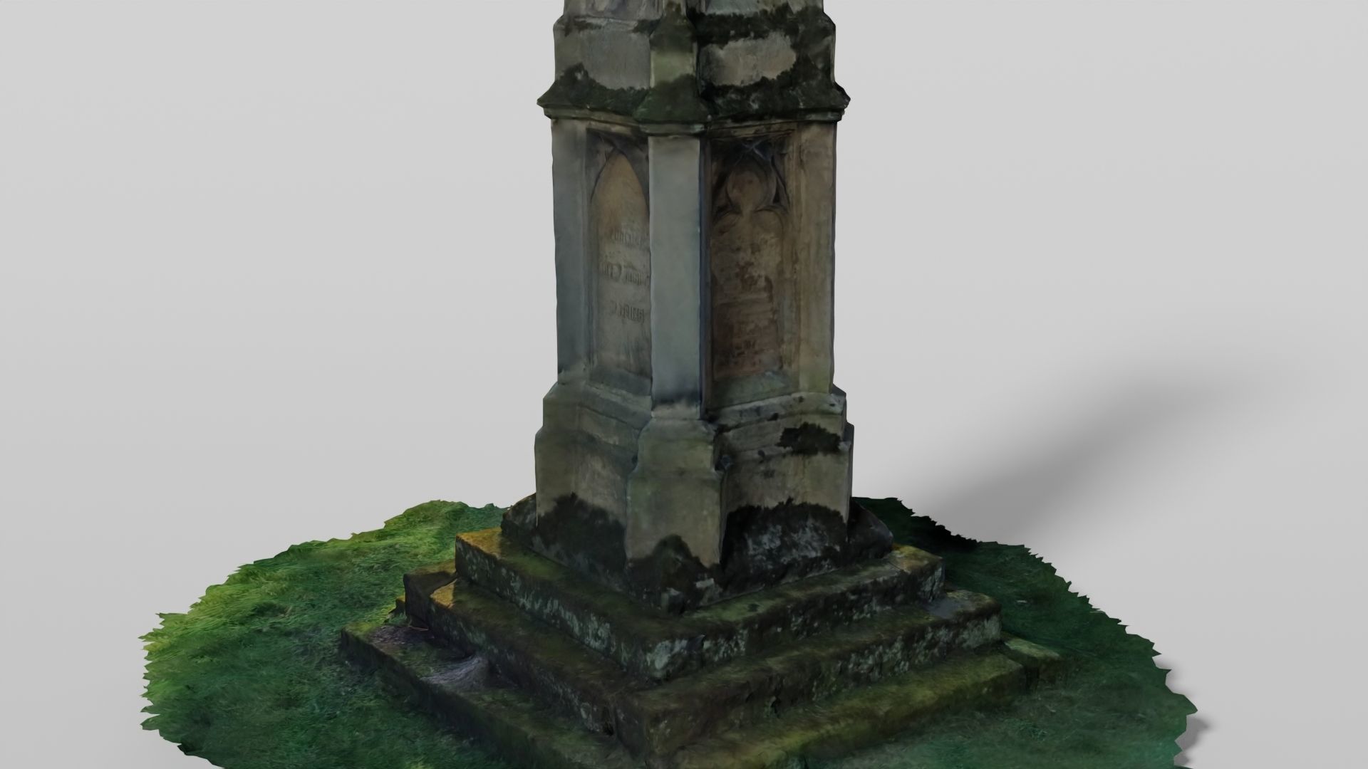 Old grave monument 3D model | CGTrader